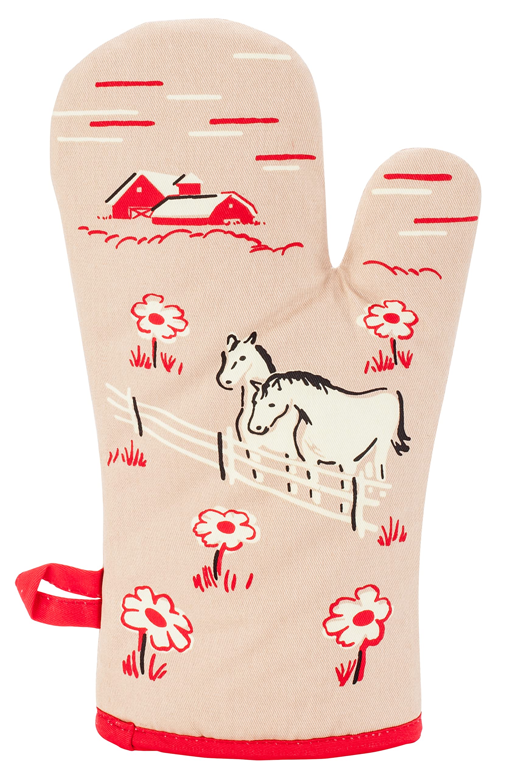 Blue Q Oven Mitt ~ I Hate Everyone Too. Super-Insulated Quilting, Comfy, Natural-Fitting Shape, 100% Cotton. (I Hate Everyone Too)
