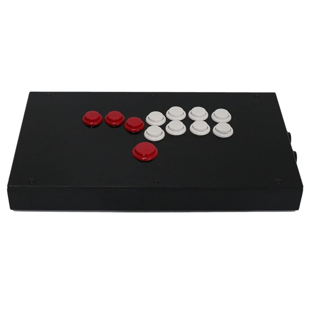 FightBox RAC-J800B-PS All Buttons Leverless-Style Arcade Joystick Fight Stick Game Controller For PS4/PS3/PC Sanwa OBSF-24 30