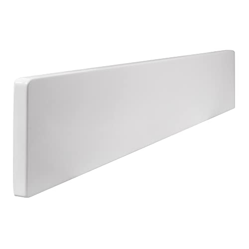 Design House 550905 Universal Cultured Marble Side Splash 21.5 inch, Solid White