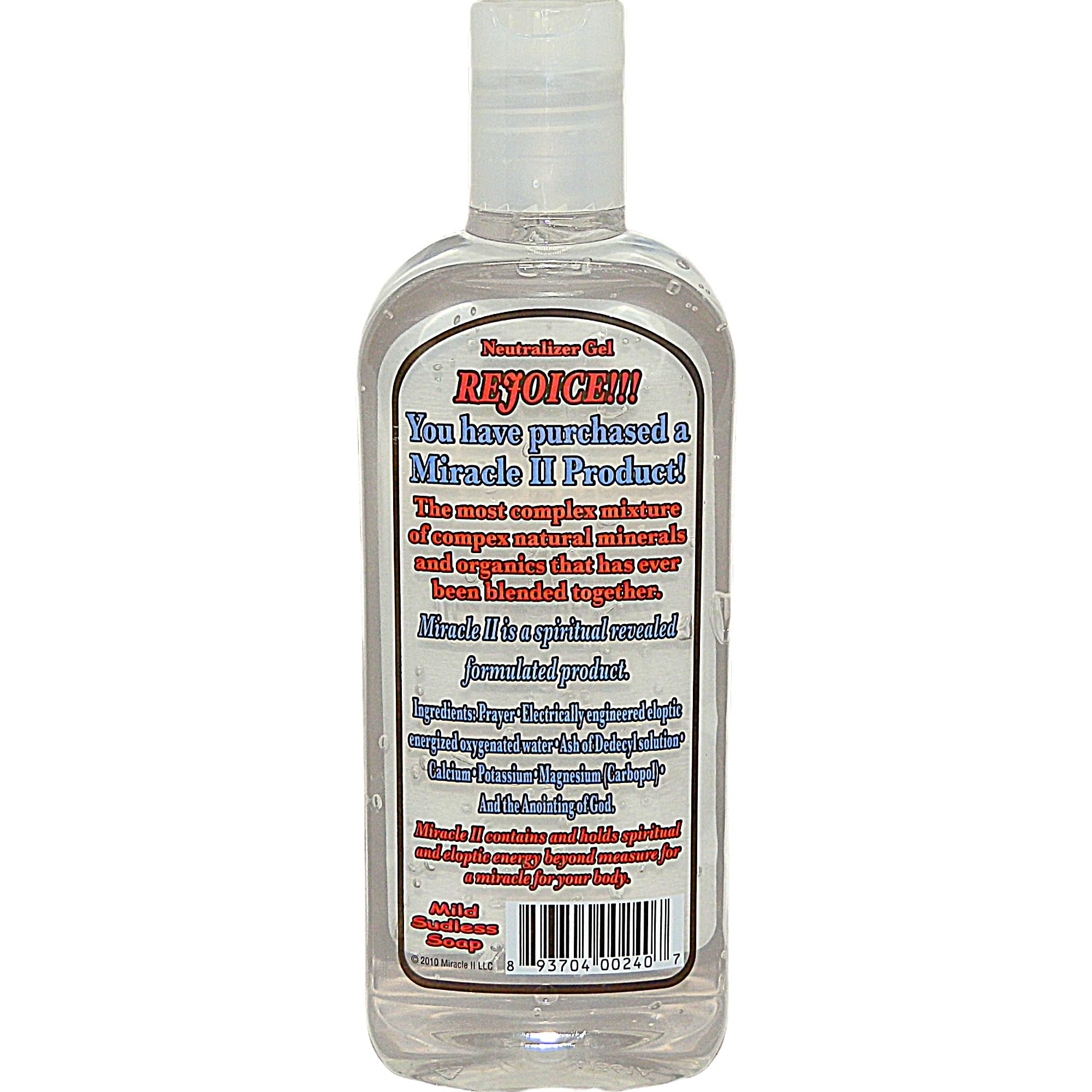 Miracle II Soap, Neutralizer Gel, 8 fl oz (232 ml)