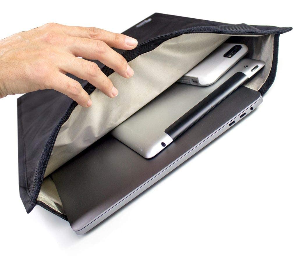 Mission Darkness Non-Window Faraday Bag for Laptops // Device Shielding for Law Enforcement & Military, Executive Privacy, Travel & Data Security, Anti-Hacking Anti-Tracking Anti-Spying Assurance