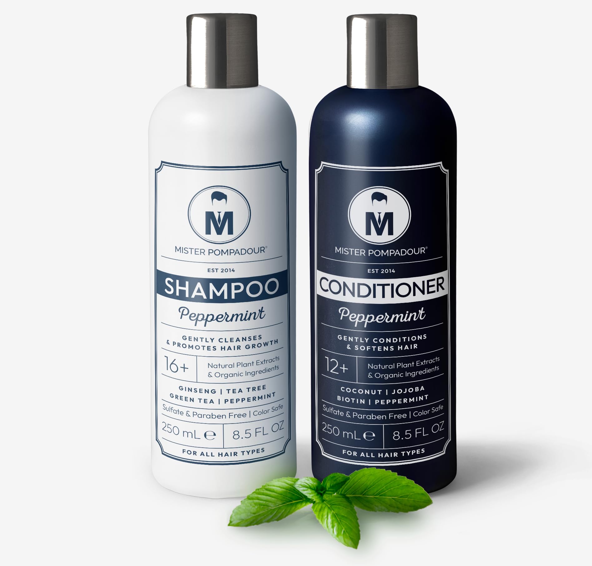 Mister Pompadour Peppermint Shampoo - 8.5 oz - Look Sharp. Be Confident