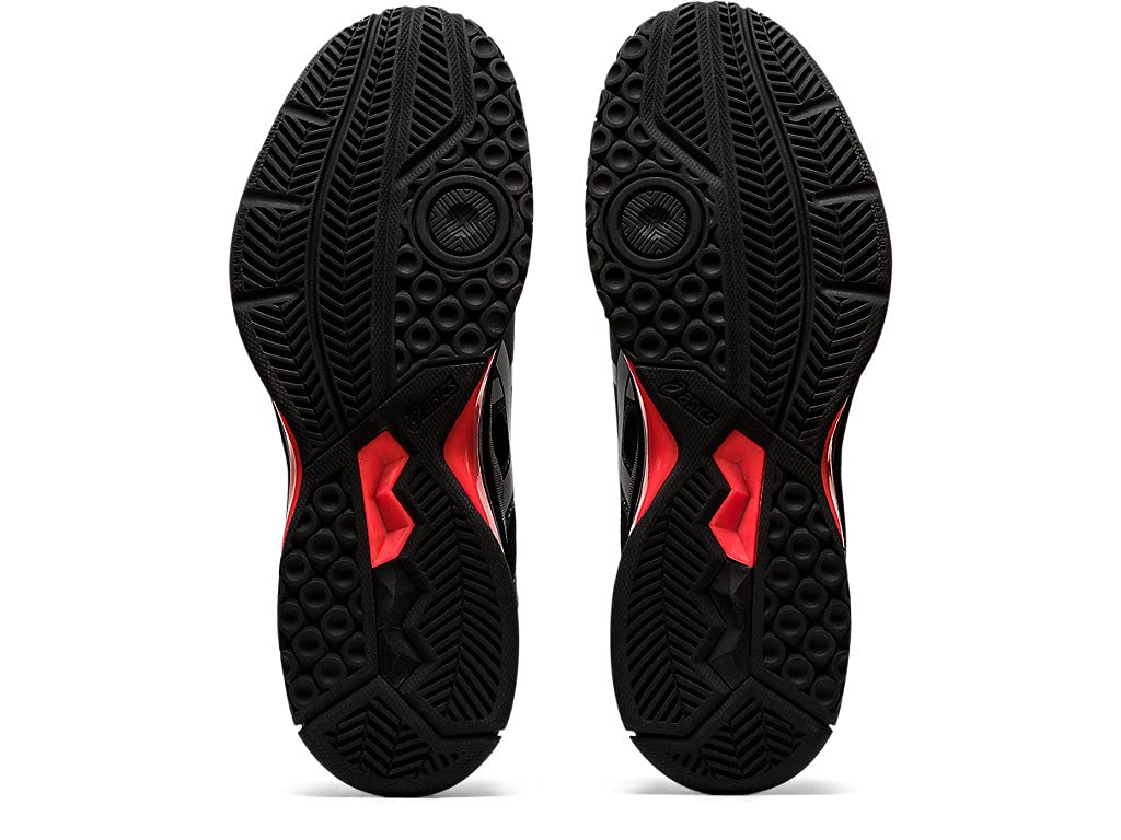 ASICS Men's Gel-Rocket 9 Indoor Court Shoes, 8M, Black/Sunrise Red