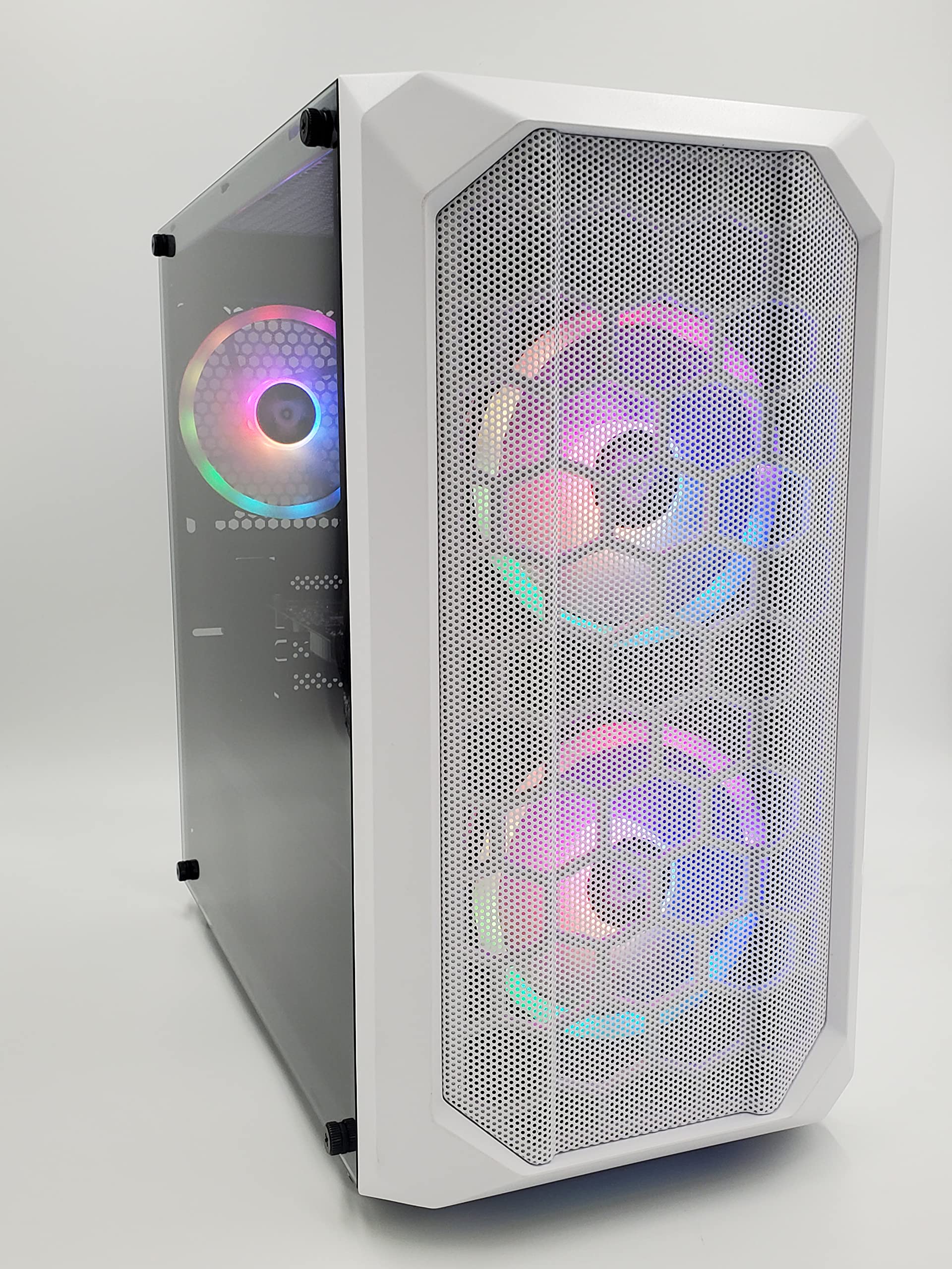 AXIOM GAMING PC, Desktop Computer, Mid Tower, Intel i5, 8 gb Memory, 512 gb SSD, GTX 650, Wi-Fi, Windows 10 (White)
