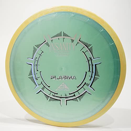 Axiom Insanity (Plasma) Driver Golf Disc, Pick Your Disc 171g Swirly Blue w/Blue Rim