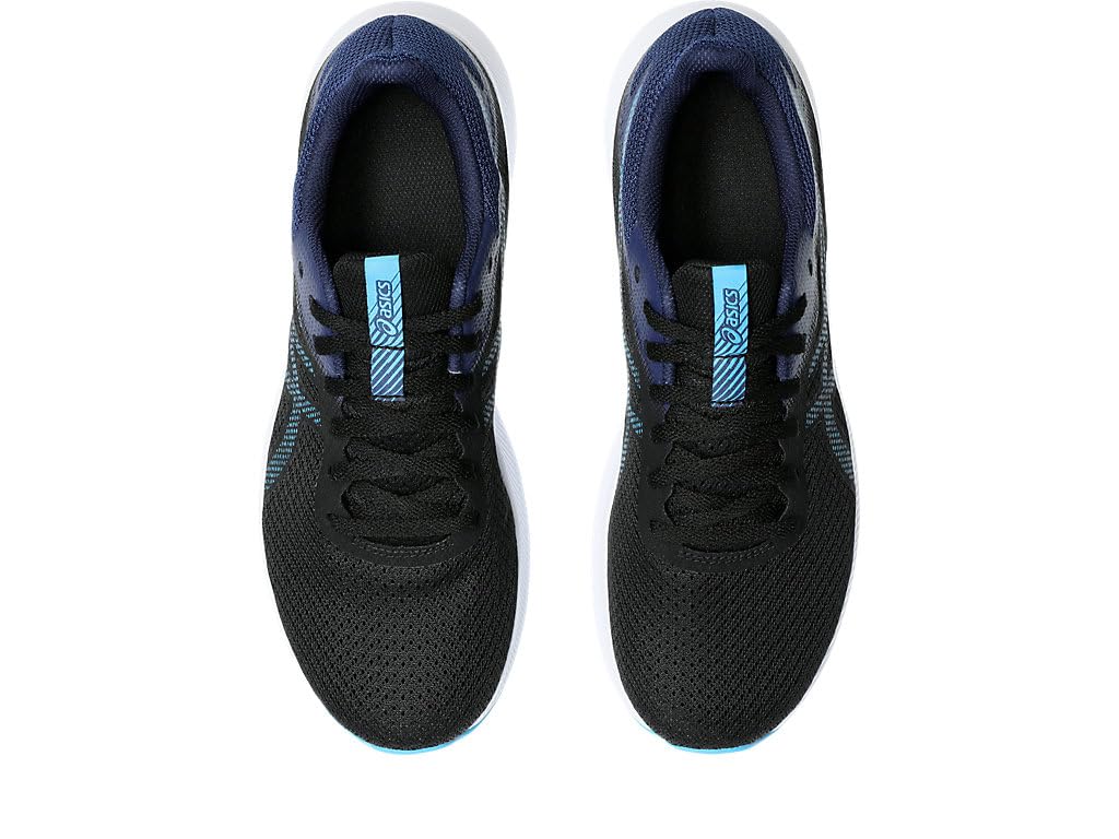 ASICS Men's PATRIOT 13 Running Shoes, 13, DEEP OCEAN/GLOW YELLOW