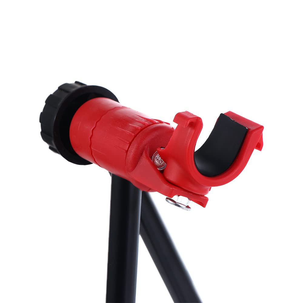 Bicycle Folding Floor Stand Mountain Bike Triangle Vertical Stand Aluminum Alloy Bike U-Shaped Parking Rack Hub Repair Bracket