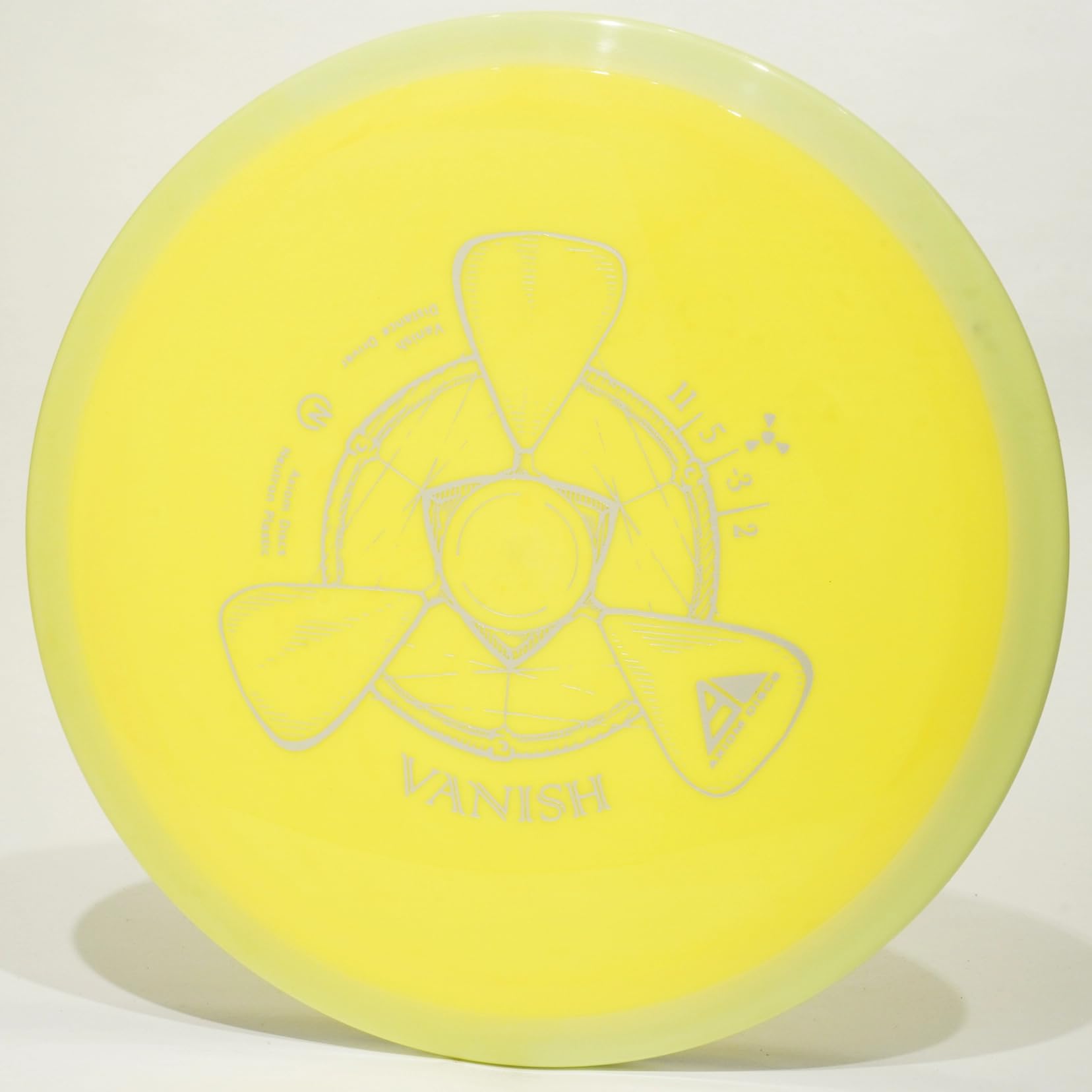 Axiom Neutron Vanish Disc Golf Distance Driver, Pick Your Disc 162g Yellow with Light Green Rim