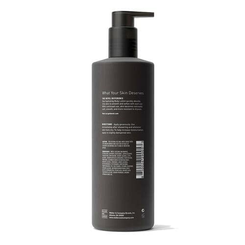 Bevel All Day Body Lotion for Men with Shea Butter and Argan Oil, Lightweight Formula Softens and Smoothes Skin, 16 Oz (Packaging May Vary)