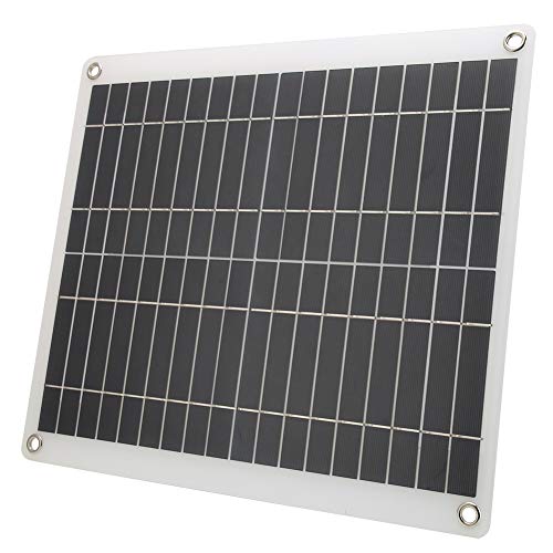 Crazy Sales Portable Solar Panel, 25W 18V 2A DC1218V Flexible Solar Panel, Dual USB Polycrystalline Silicon Outdoor Supplies Car Spacious Stations for Laptops