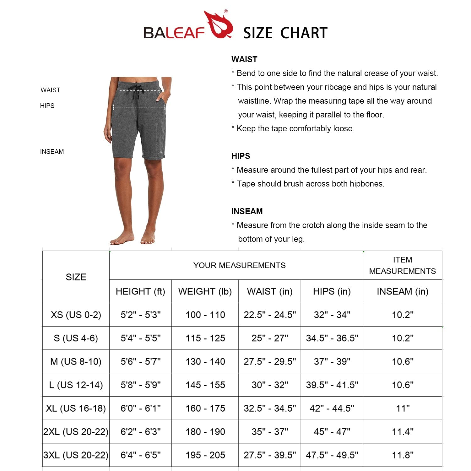 BALEAF Women's Sweat Shorts Long Cotton Bermuda Basketball Summer Casual Workout Walking Drawstring Shorts with Pockets Charcoal XL