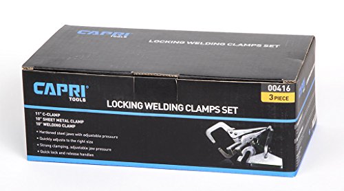 Capri Tools Locking Welding Clamp, 3 Pieces
