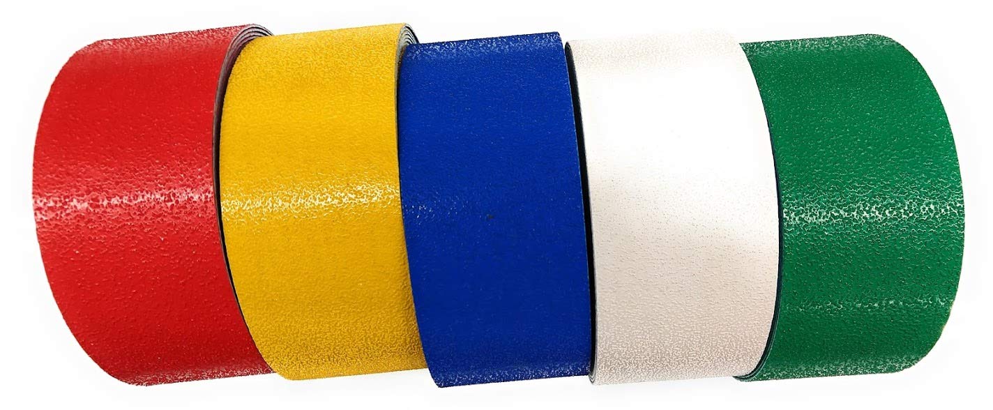 Armadillo White Heavy Duty Reflective Floor Mark Tape for High Impact Areas 3-Inch x 108 Foot Roll