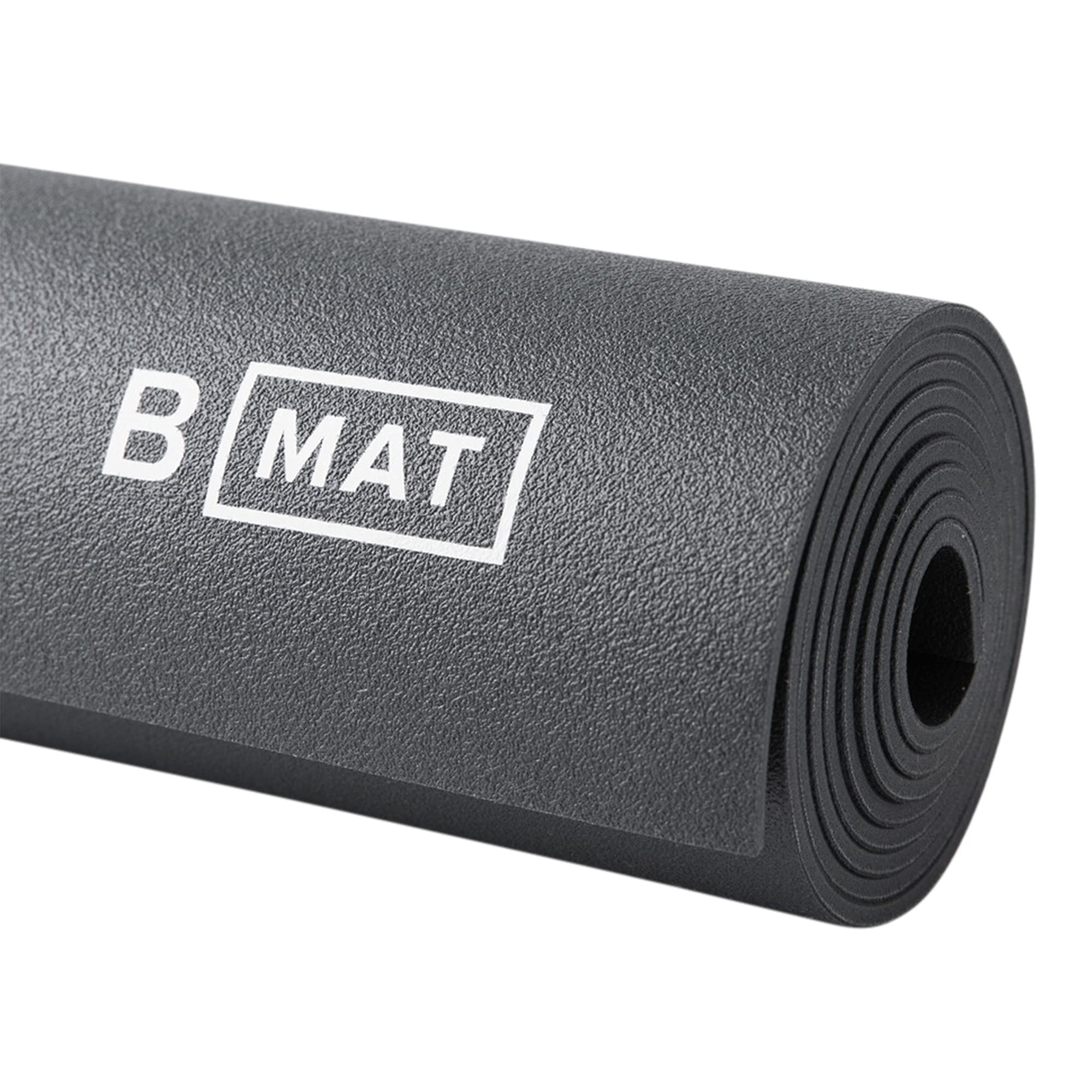B YOGA Everyday Mat for Men & Women | Extra Thick 4mm (1/8-inch) Non-slip Workout Mat | Eco-friendly Exercise Mat | Perfect for Pilates, Yoga & Floor Exercises | 85" Long, Deep Blue
