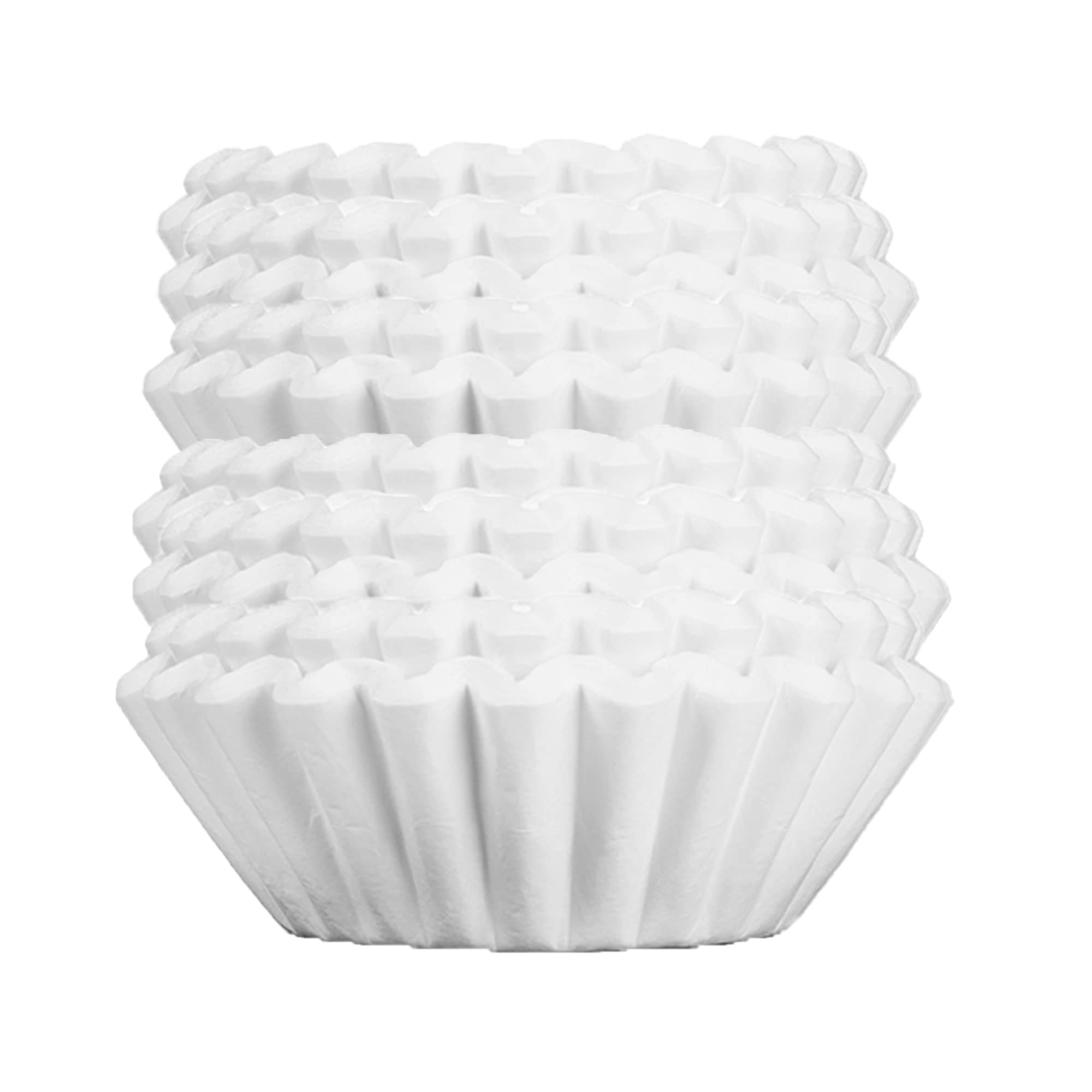 Big Joe® Large Coffee Filters (500 Count) - Tall Walled Commercial Coffee Filters (4 ¼ Inch base, 2 ¾ Inch Walls, 9 ¾ Inch Laying Flat) - Compatible with BUNN and 12-Cup Home & Commercial Machines