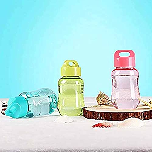 UPSTYLE Mini Plastic Coffee Travel Mugs Water Bottle Sports Water Bottle Cup for Milk, Coffee, Tea, Juice Size 180ml (6oz), Pack of 3