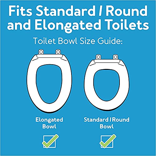 Carex 4.5 Inch Raised Toilet Seat with Arms - For Elongated Toilets, Elevated Toilet Riser with Removable Padded Handles, Easy On and Off, 300lb Weight Capacity, White