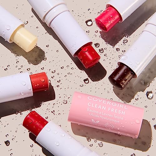 COVERGIRL Clean Fresh Tinted Lip Balm, Life is Pink
