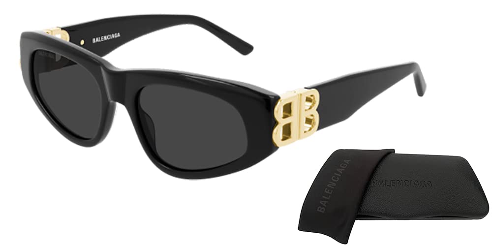Balenciaga BB0095S 004 53MM White/Light Blue Sunglasses for Men + BUNDLE with Designer iWear Eyewear Kit