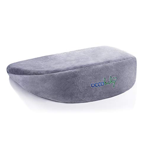 OCCObaby Pregnancy Wedge Pillow for Sleeping | Small Wedge Pillow for Travel for Back Support | Wedge Pillow for Side Sleeping | Belly Wedge Pillow