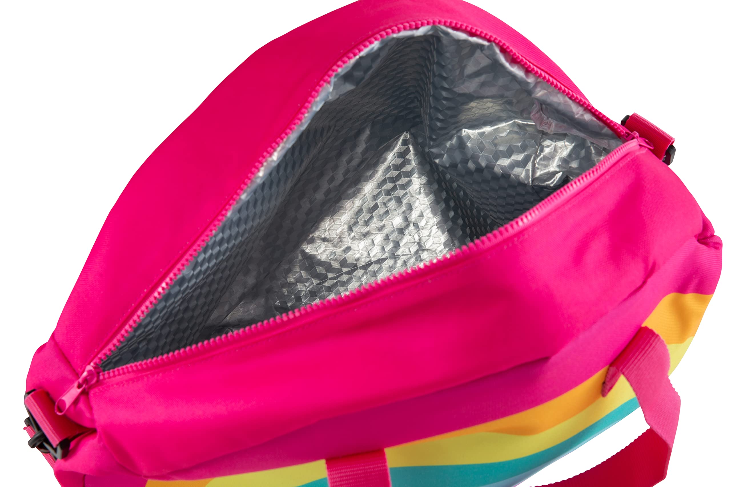 BigMouth Rainbow Cooler Bag, Multi, Large