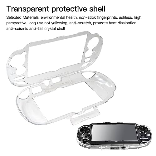 Clear Crystal Protective Hard Shell with Fingerprint-Proof for Sony PS Playstation Vita