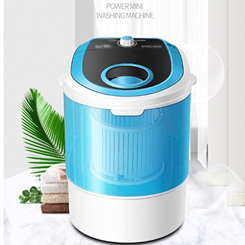 BHVXW Mini Washing Machine Automatic Women Children Clothes Cleaner Dehydrated Mini Tube Wash Single Cylinder Washing Machine (Color : D)