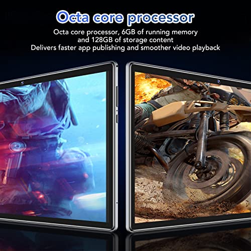 BUUA HD Tablet 8MP Front 20MP Rear 100-240V 10.1 Inch Tablet Supports Dual Card Dual Standby for Android 8.1 for Writing (US Plug)