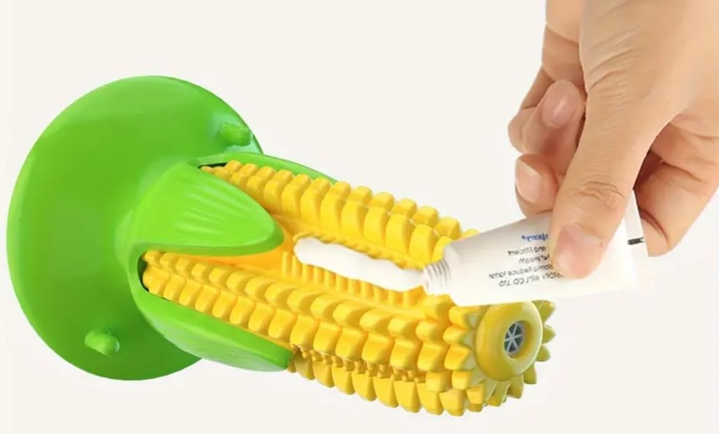 Corn-Shaped Dental and Treat Stick for Dogs Puppies Pigs Rabbits and Other Small Animals