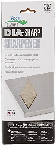 Diamond Machining Technology (DMT) D8XX Dia-Sharp Diamond Sharpening Stone Bench Plane, Extra Extra Coarse, 8 Inch