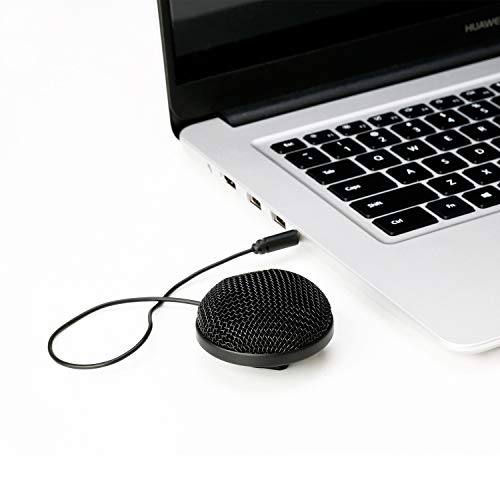 BOYA BY-MM2 Professional Omnidirectional Stereo Microphone Table Top Conference Mic with Furry Windshield for iPhone 8 8 plus, iPad Canon Nikon Sony DSLR Camera
