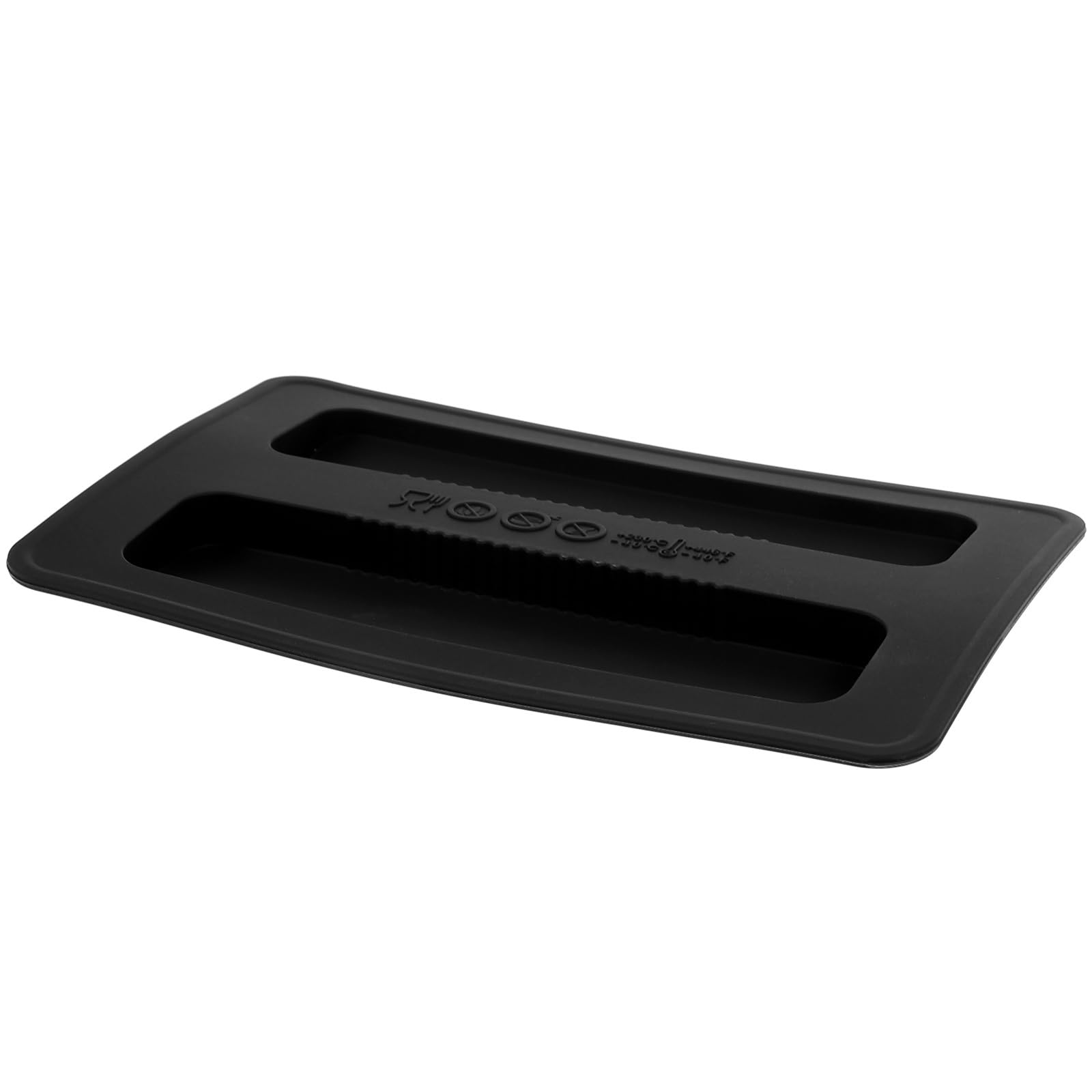 Silicone Toaster Dust Cover 2 Slice Toaster Lid Electric Bread Maker Upper Cover Toaster Machine Top Cover for Bread Machine Part Accessories (Black)