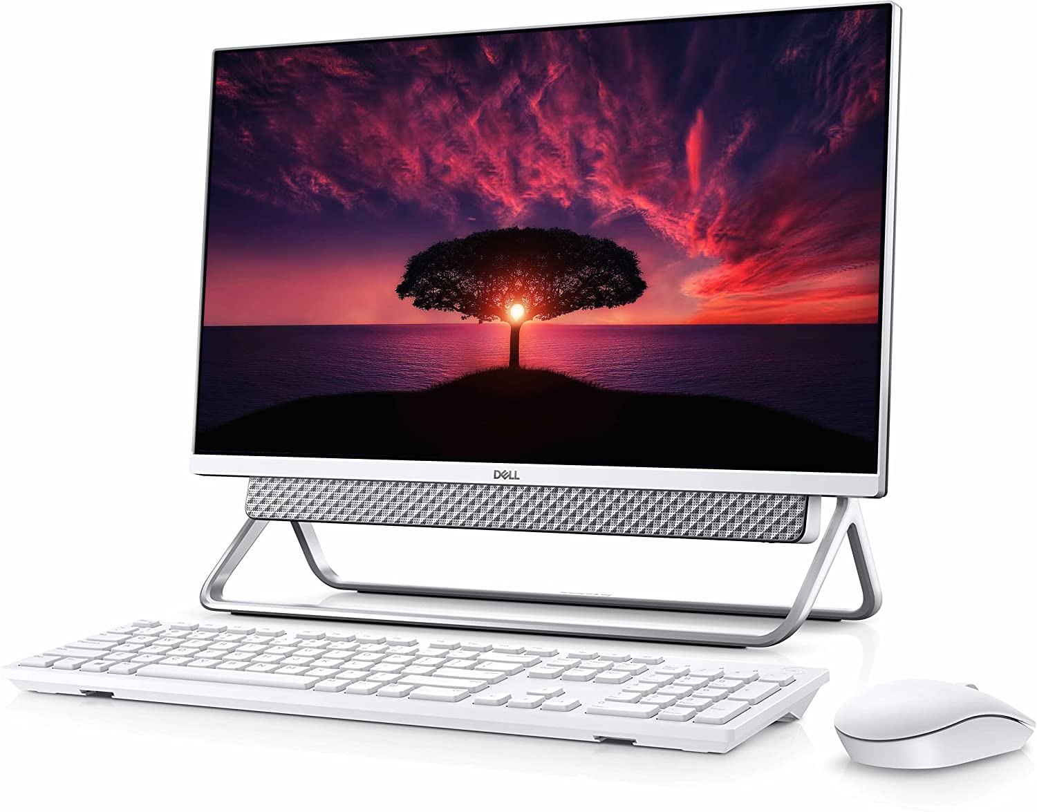 Dell Inspiron 24 5000 Series All-in-One Business Desktop, 23.8" FHD Touchscreen, Intel Core i7-1165G7, Windows 11 pro, 16GB RAM 256GB SSD+1TB HDD, HDMI, WiFi 6, GeForce MX330 2GB, Silver