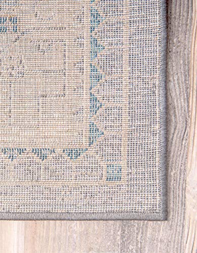 Unique Loom Salzburg Collection Classic Traditional Design Oriental Inspired Area Rug, 10 ft x 13 ft, Gray/Beige