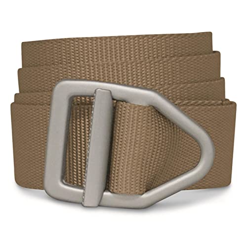 Bison Designs 38mm wide Light Duty Belt with Black Buckle (Black, 38-Inch Maximum Waist/Medium)