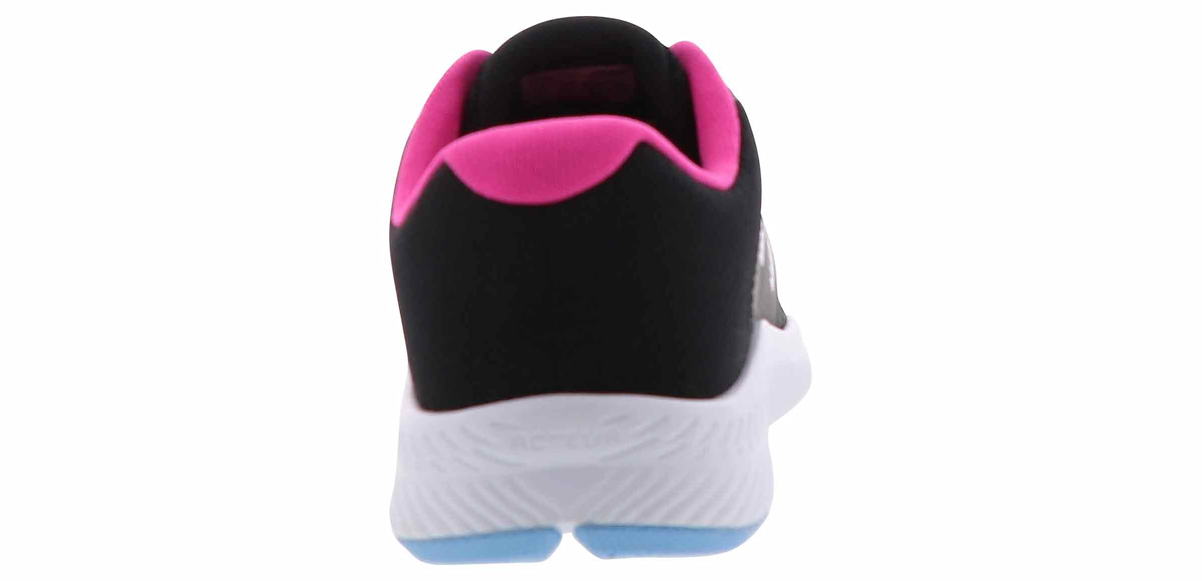 New Balance Women's DRFT V1 Running Shoe, Black/Peony/Team Carolina, 9.5 Wide