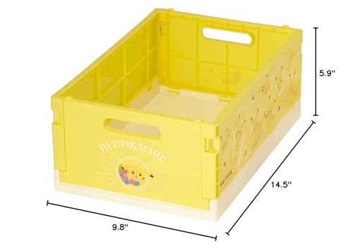 Skater CTO2-A Storage Box, Foldable, Storage Container Box, M, Pokemon, Pokémon