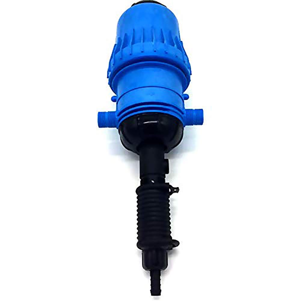 BLUEFARM Flow Dosing Pump-Fertilizer Injector-Water Powered Dispenser Proportioner Hydraulic Chemical Proportioning Liquid Diluent Doser Proportioner for Drip Irrigation Mixer Hose Livestock (0.4~4%)