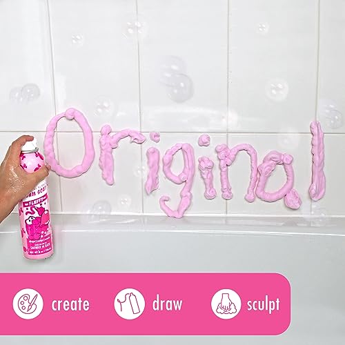 Mr. Bubble Twin Pack Foam Soap - Sculpt and Draw in the Tub; Soft, Moldable, Gentle, Scented Foam (Pack of 2, 8 fl oz Each)