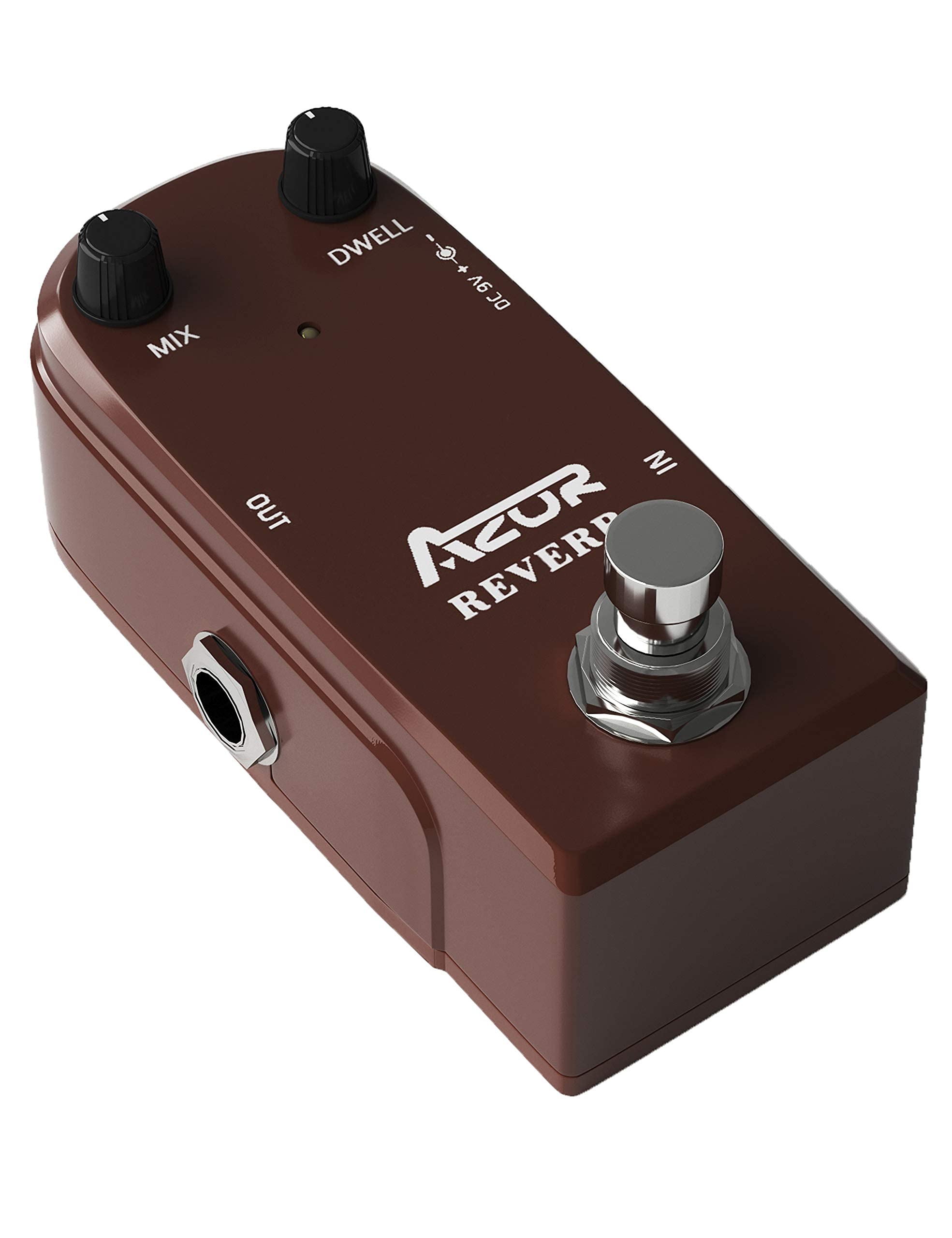 AZOR Reverb Pedal with Delay Guitar Effect Pedal.Reverb Delay Effect Pedal Spring Reverb Vintage Delay