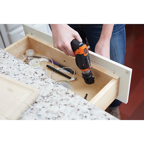 BLACK+DECKER 4V MAX Cordless Screwdriver, Right Angle Attachment (BDCSRAA)