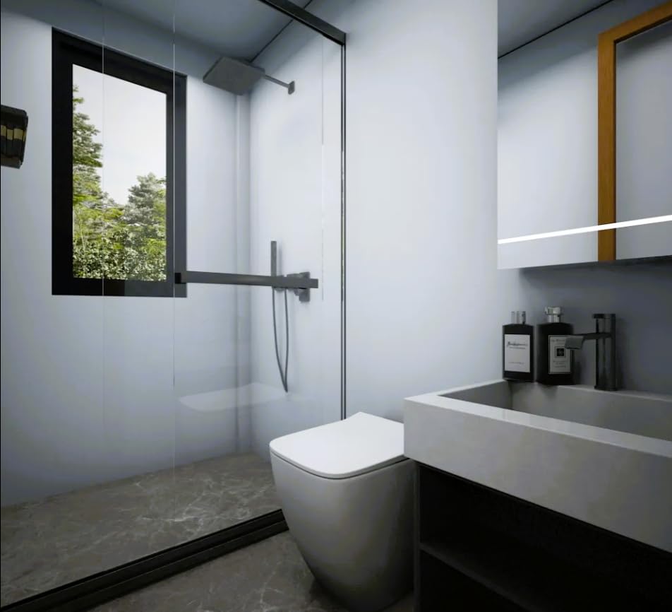 Prefab Expandable Container Home for Residential & Commercial Purposes, 1 Bedroom,Kitchen,Toilet and with Extra Space 92 m²