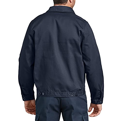 Dickies mens Unlined Eisenhower Jacket, Dark Navy, Large/Regular