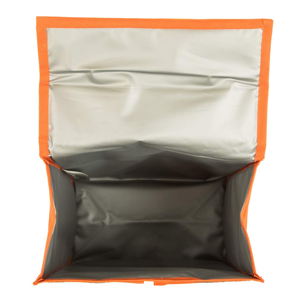Bioworld NASA orange insulated tote Lunch Bag