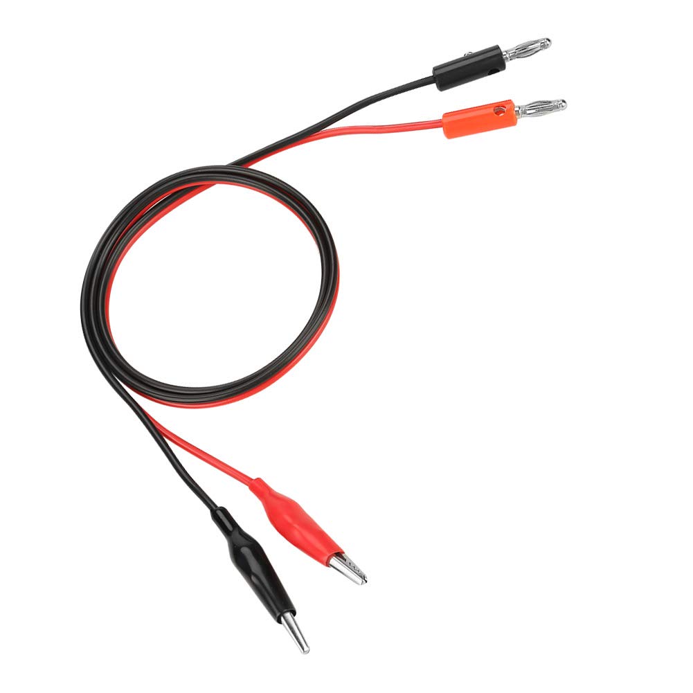 Banana Clip Test Multimeter Banana Plug Clip Test Probe Output Cable Line 30V 5A for Adjustable DC Regulated Power Test Cables Set