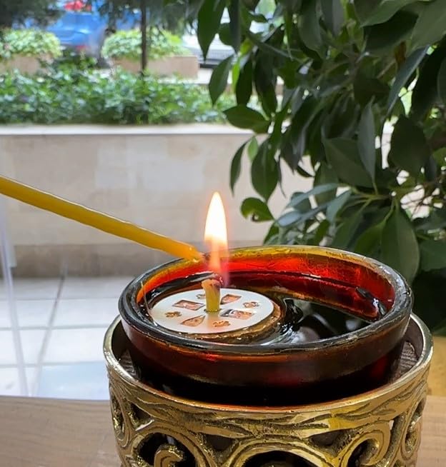 Beeswax Candle Wicks for Orthodox Vigil Oil Lamps, Floating Candles, Cork Floats, Home Altar