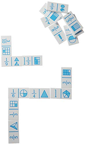 Didax Educational Resources Hands-On Math Fraction Dominoes, 24 pcs