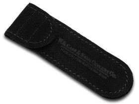Case XX Knives 5-Pack Medium Black Suede Leather Pouches for Pocket Knife 09067