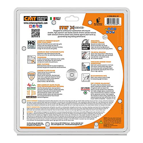 CMT ORANGE TOOLS 250.024.10 ITK RIPPING BLADE 10"x24x5/8"
