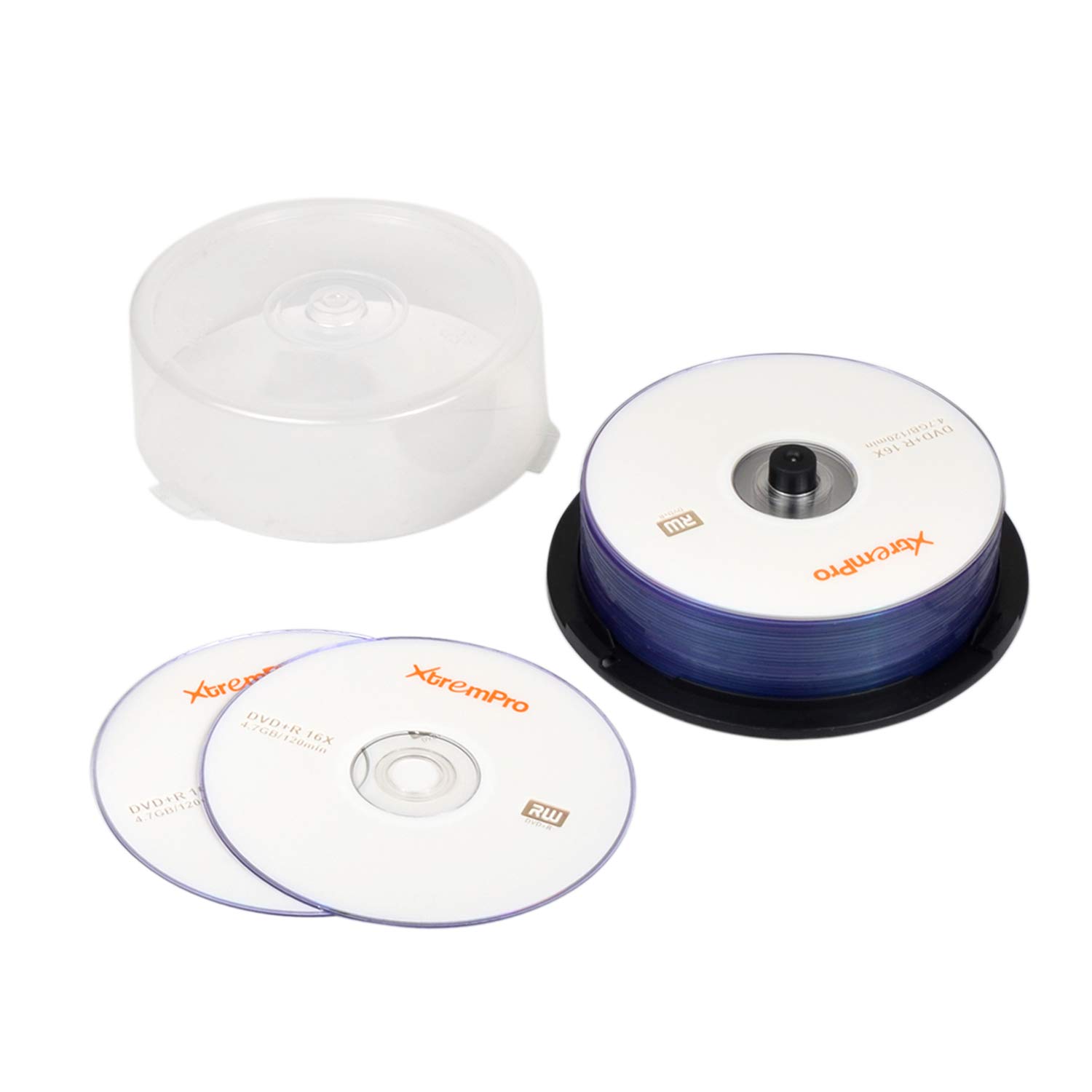 XtremPro DVD+R 16X 4.7GB 120min Recordable DVD 25 Pack Blank Discs in Spindle - 11025